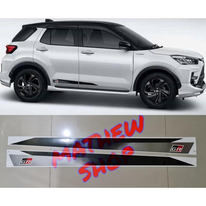 Jual STICKER BODY RAIZE GAZOO RACING / STIKER SAMPING PINTU RAIZE GR ...