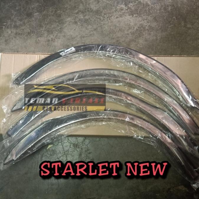 Jual List Lis Atas Ban Over Fender Trim Mobil New Starlet Kapsul ...