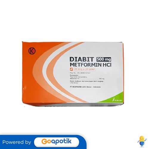 Jual DIABIT 500 MG BOX 200 TABLET | Shopee Indonesia