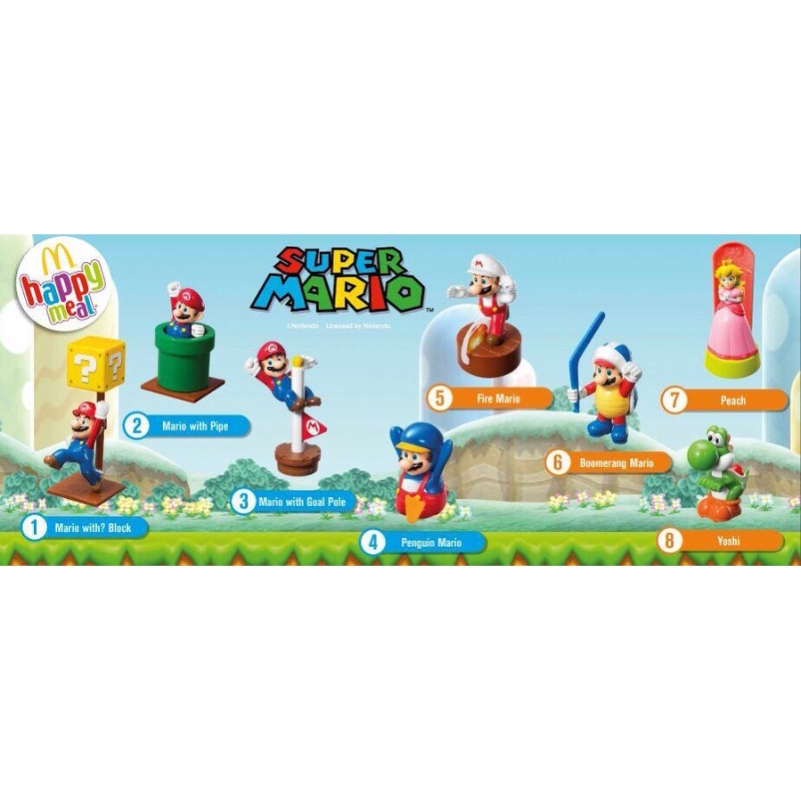 Jual MCD Happy Meal Super Mario Bros sealed new - JUMPING MARIO PIPE ...