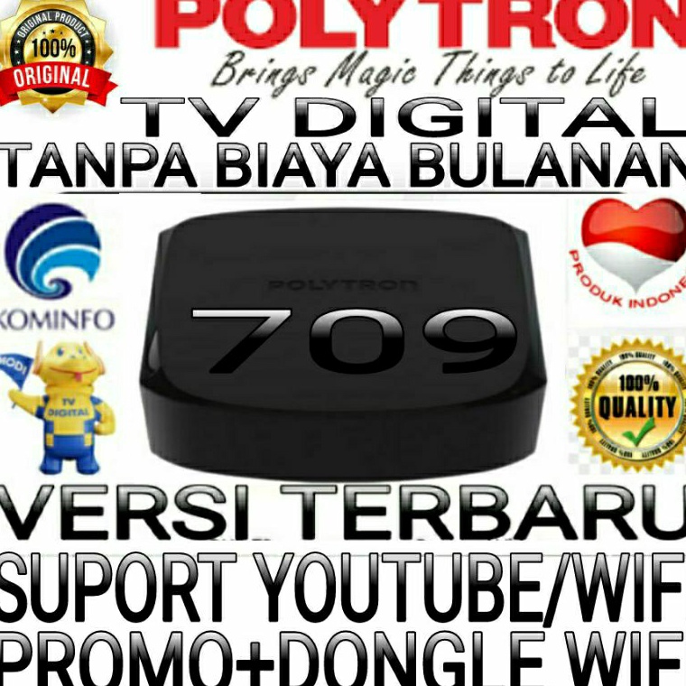 Jual Muraaaahh Polytron DVB-T2 PDV T2 Set Top Box Tv Digital Full HD ...