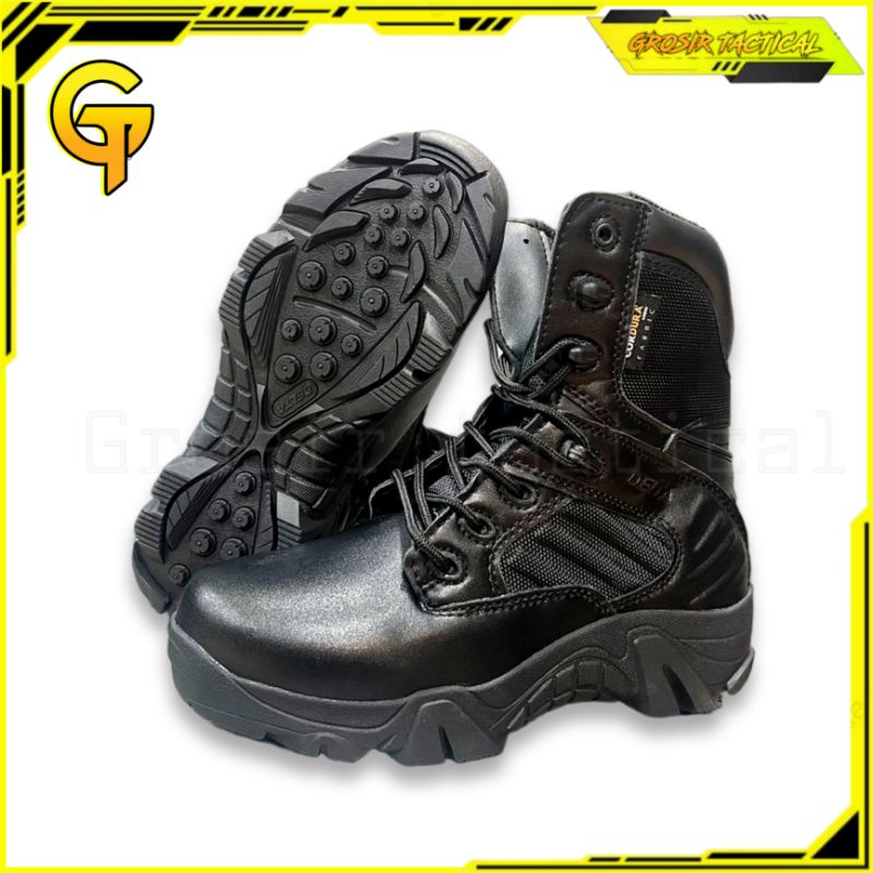Jual Sepatu boots delta hitam/sepatu pria | Shopee Indonesia