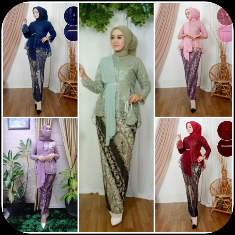 Jual kebaya selendang kebaya wisuda kebaya seragam kebaya pagar ayu ...