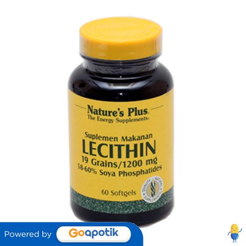 Jual Nature'S Plus Lecithin Box 60 Kapsul Lunak | Shopee Indonesia