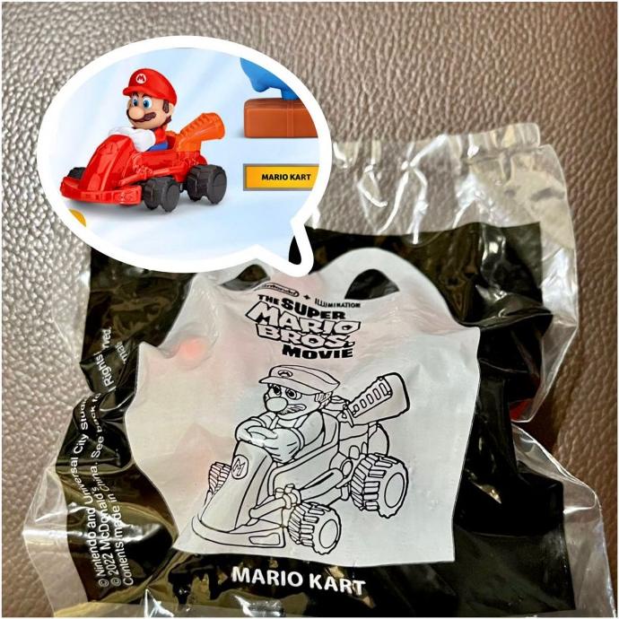 Jual Happy meal mcd the super mario bros movie mainan mcdonald mario kart | Shopee Indonesia