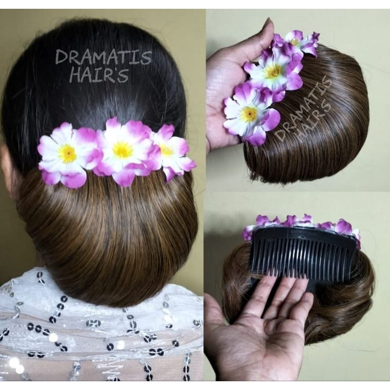 Jual Sanggul Sirkam Warna Mix Blonde Ukuran Wanita Dewasa Lengkap ...