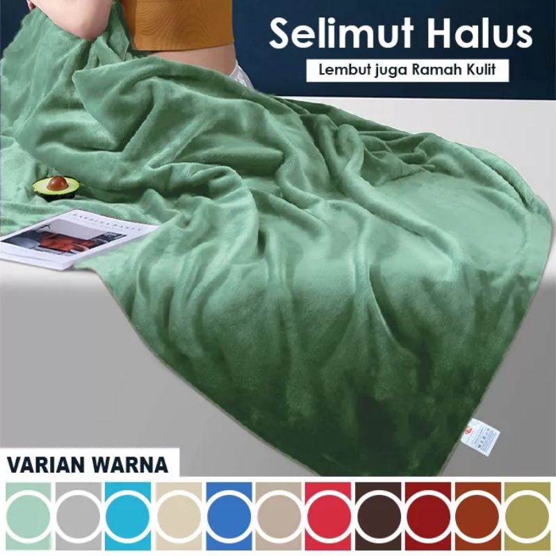 Jual SELIMUT POLOS UK 125X175 MURAH | Shopee Indonesia
