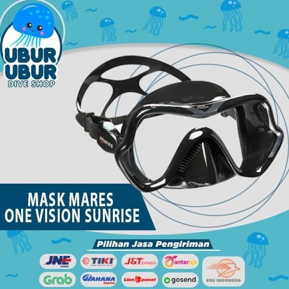 Jual Masko Mask Mares One Vision Sunrise | Shopee Indonesia