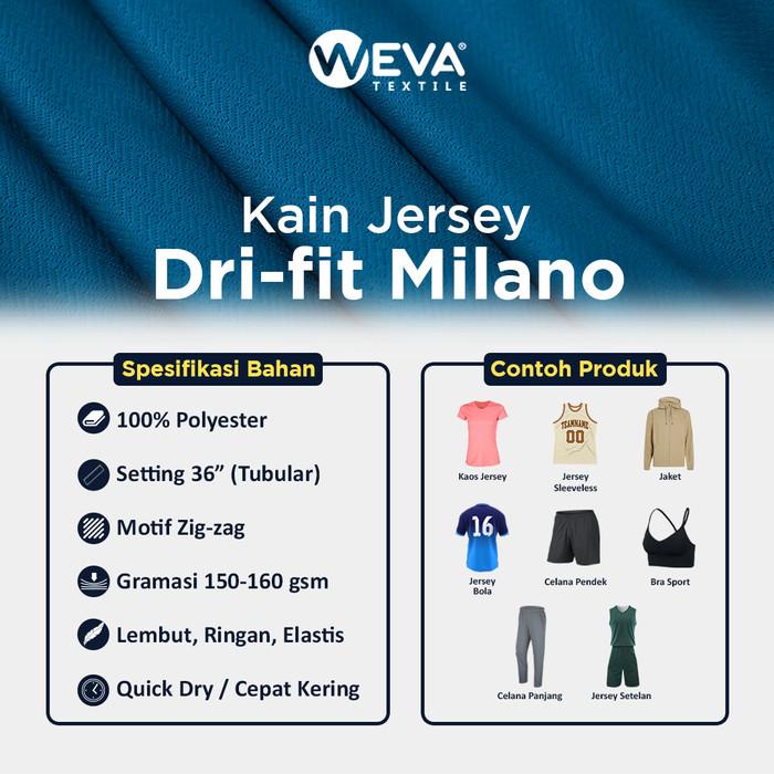 Jual Bahan Kain Jersey Dryfit Milano Part 1 - Kain Drifit Weva Textile ...
