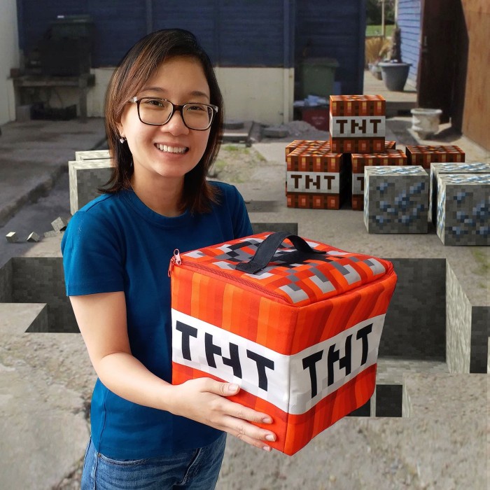 Jual Murah!! Lunch Box TNT Block Minecraft | Shopee Indonesia