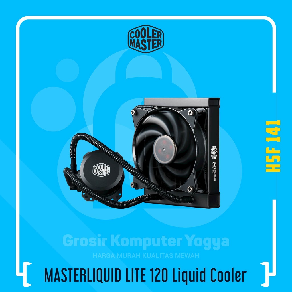 Jual Cooler Master MASTERLIQUID LITE 120 Dual Pump Intel AMD Liquid ...