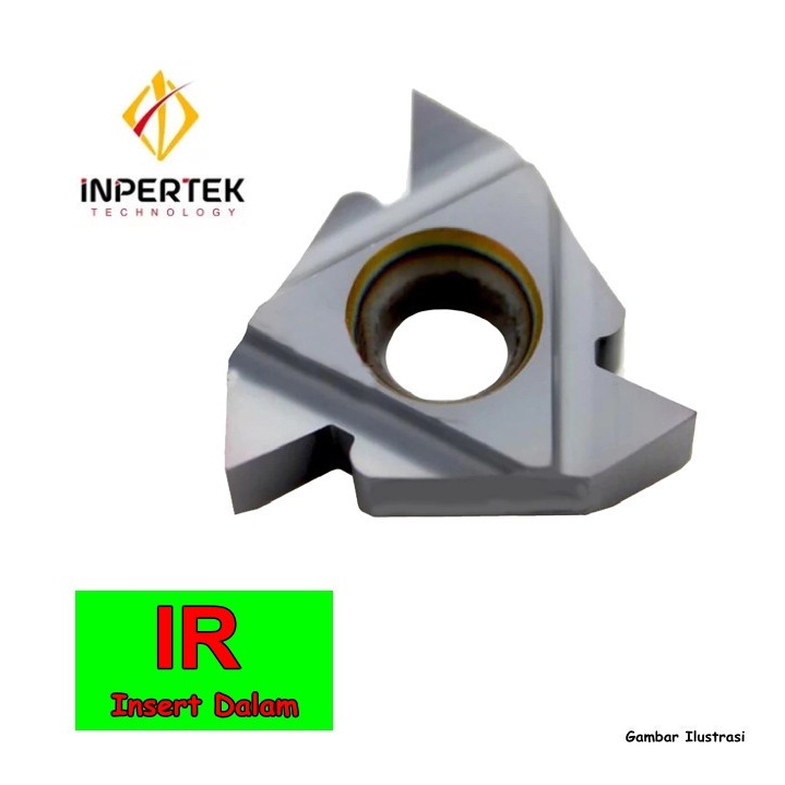 Jual Insert Ulir Luar Ulir Dalam 11 16 IR ER 55 60 Pisau Drat Ulir ...