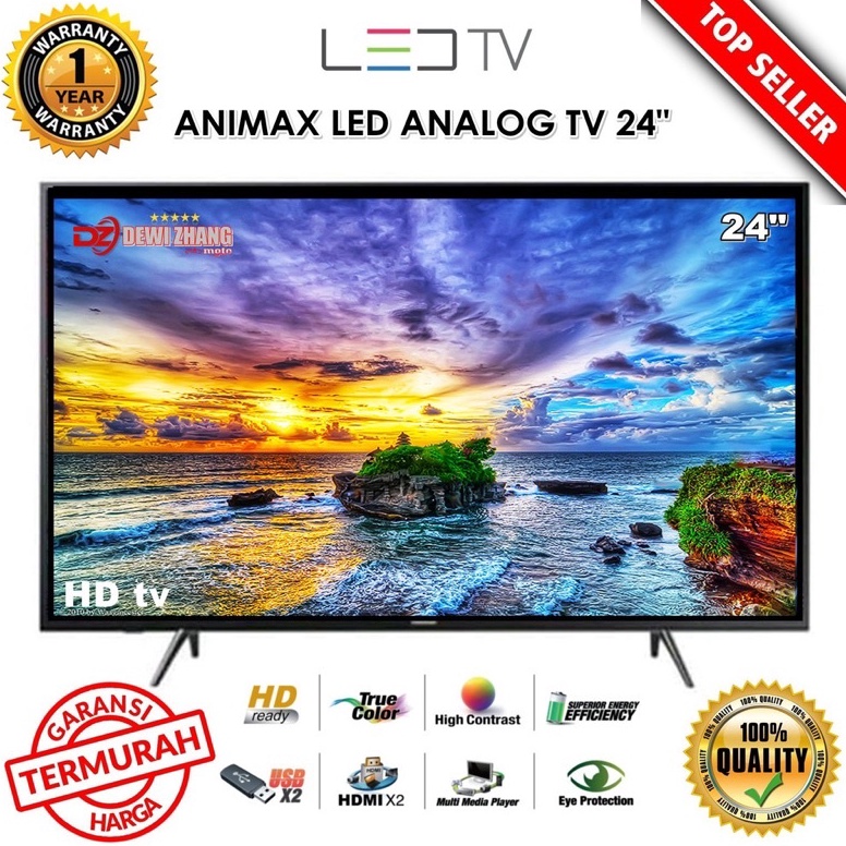 Jual HARGA SPESIAL TV LED 24 INCH ANIMAX WEYON DIGITAL TV LED ANALOG ...