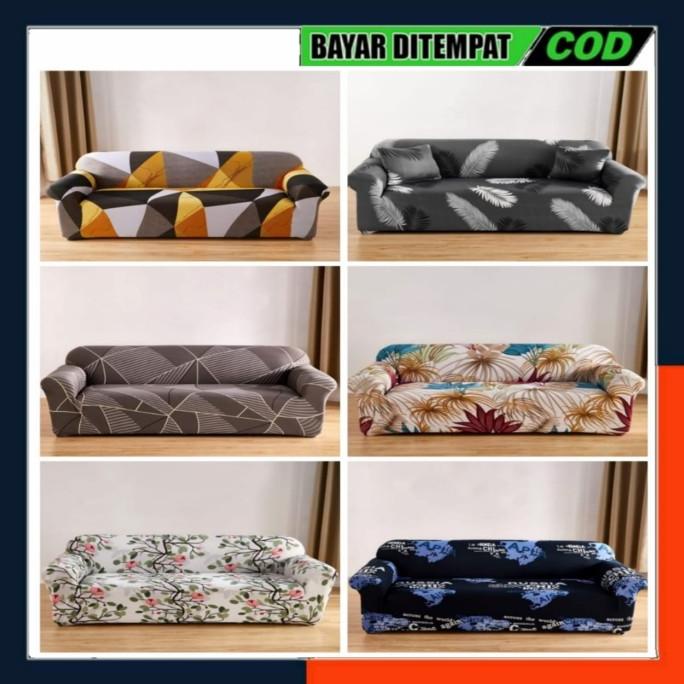 Jual COVER SOFA SEATER 1 2 3 4 SARUNG SOFA ELASTIS L SHAPED SIKU SUDUT ...