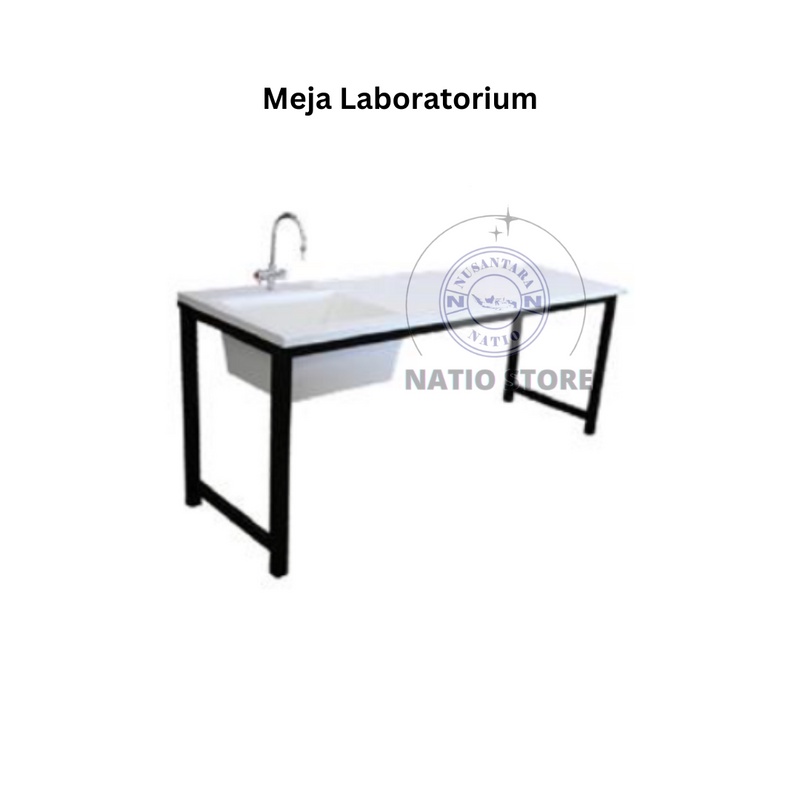 Jual Meja Laboratorium Keramik + Nut Tahan Kimia & Fiberglass | Shopee ...