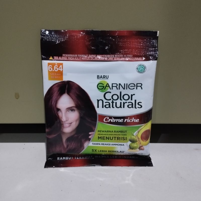 Jual Garnier Color Naturals Pewarna Rambut Merah Berry | Shopee Indonesia