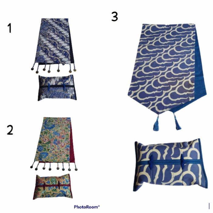 Jual Table Runner Batik 4 X 15 Cm Dan Tempat Tisu (Ag) | Shopee Indonesia