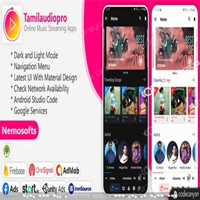 Jual Source Code Android Tamilaudiopro Online Music Streaming Apps | Shopee Indonesia