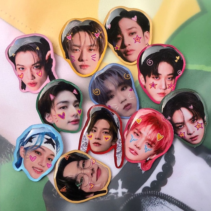 Jual STRAY KIDS 5-Star Face Pin (SKZ Pins) | Shopee Indonesia