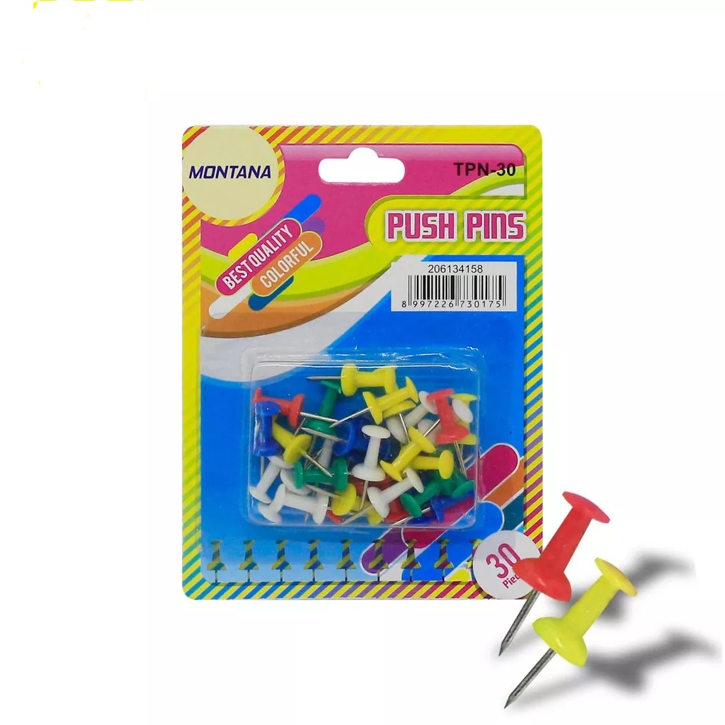 Jual Push Pin BUL Paku Tusuk Warna | Shopee Indonesia