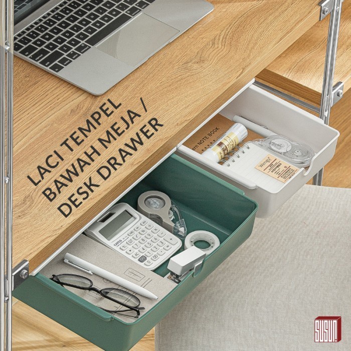 Jual Laci Tempel Bawah Meja / Desk Drawer / Laci Multifungsi / Desk ...
