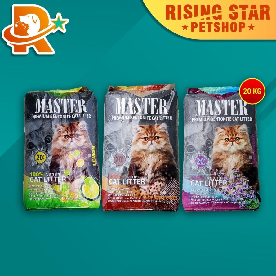 Jual Limited Pasir Kucing Master 20Kg Cat Sand Litter Clumping Gumpal ...