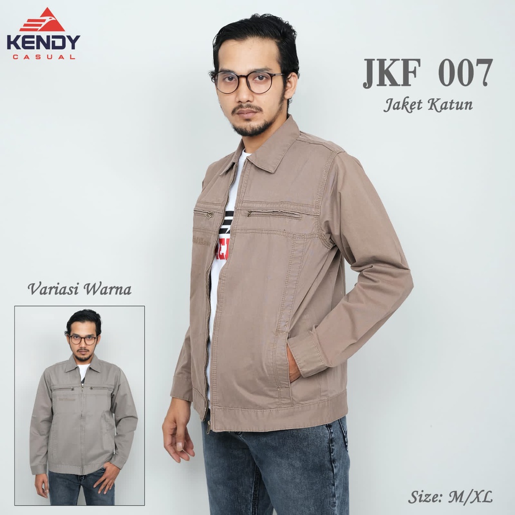 Jual Jaket Katun pria Merk Kendy Kualitas Tinggi dan Desain premium ...