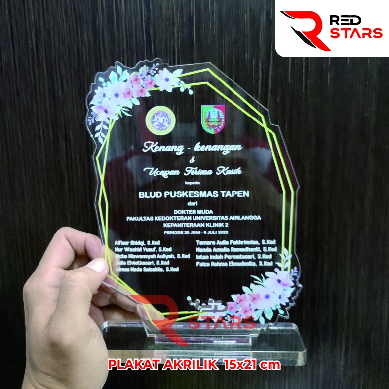 Jual PLAKAT AKRILIK / PLAKAT WISUDA / PLAKAT MAGANG / VANDEL PRINT UV ...