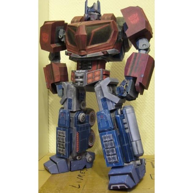 Jual DIY Papercraft Papercraft Transformers Optimus Prime War For ...