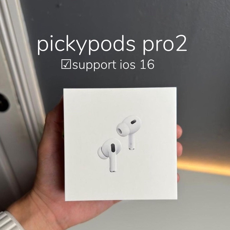 Jual Headset Pods Pro 2 VERSI PALING BARU 2022 Support ios 16 Earphone bluetooth wireless [ART ...