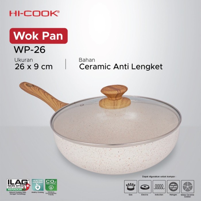 Jual Wook Pan/Wook Pan/Panci Penggoreng Wp-26 Anti Lengket Hi-Cook ...