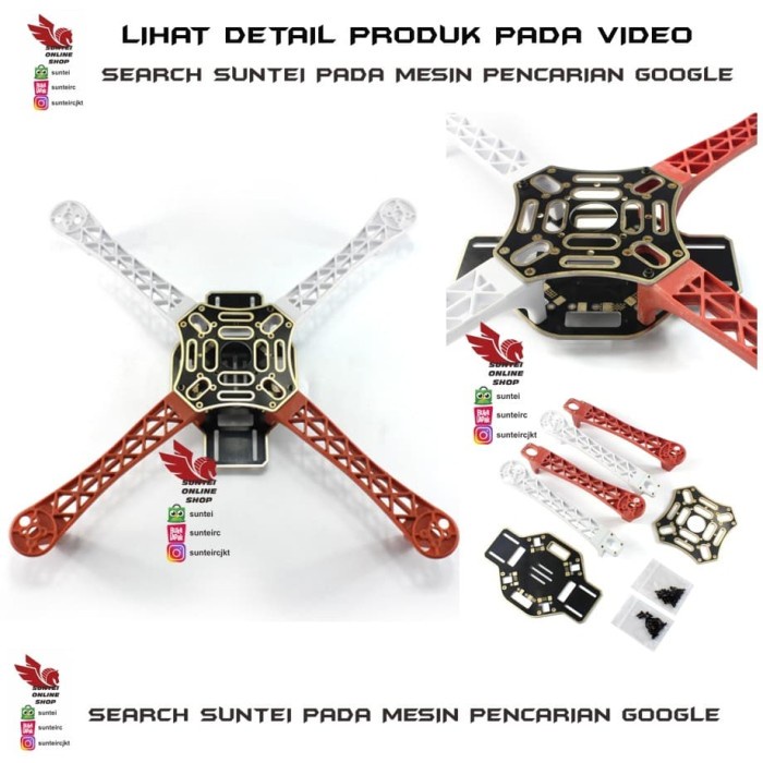 Jual Kit Frame F450 Quadcopter Drone Pcb/Power distribution | Shopee ...