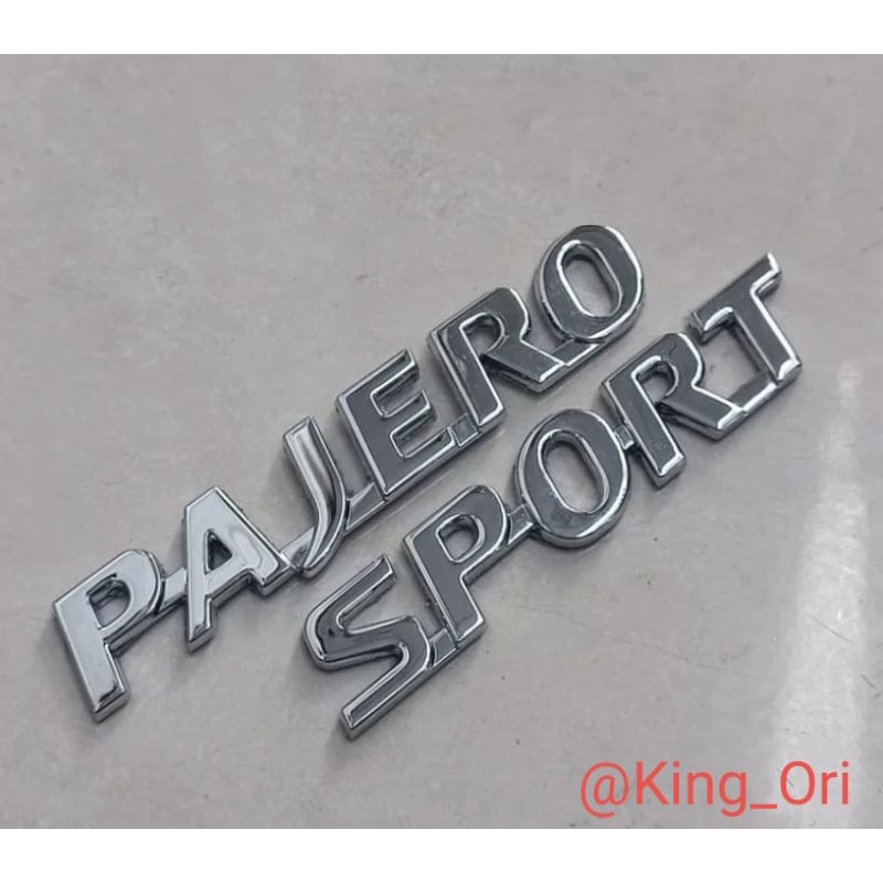 Jual Emblem Logo Merek Mitsubishi Pajero Sport Ori | Shopee Indonesia