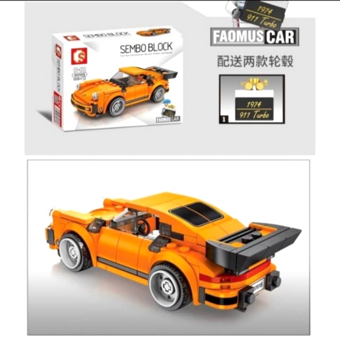 Jual Best Seller Sembo Brick Famous Car Porsche - Brick Lego Block ...