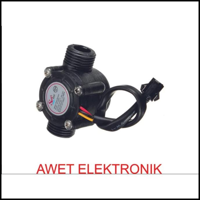 Jual DISKON 50% water flow sensor sensor aliran air 0.5 inchi sensor ...