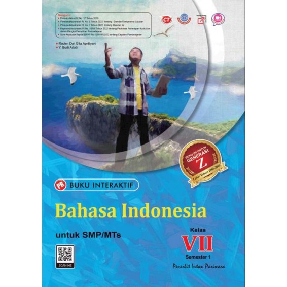 Jual Buku PR/LKS Bahasa Indonesia SMP Kelas VII/7 Semester 1 Kurikulum K13 Intan pariwara Tahun ...