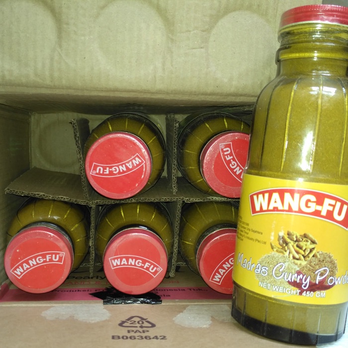 Jual Madras Curry Powder ( Tepung/Bubuk Kari ) 450gr x 6 Wang Fu ...
