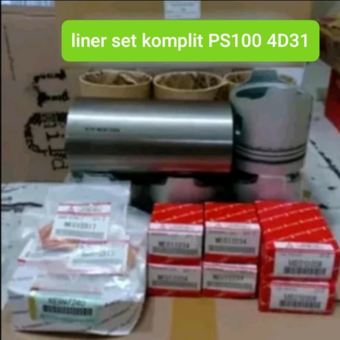 Jual liner kit liner set komplit PS100 4D31 | Shopee Indonesia