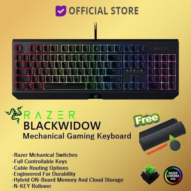 Jual Razer BlackWidow Mechanical Gaming Keyboard Black Widow RGB ...