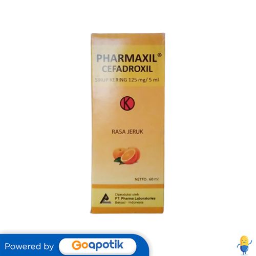 Jual PHARMAXIL RASA JERUK 125 MG/5 ML DRY SYRUP 60 ML | Shopee Indonesia