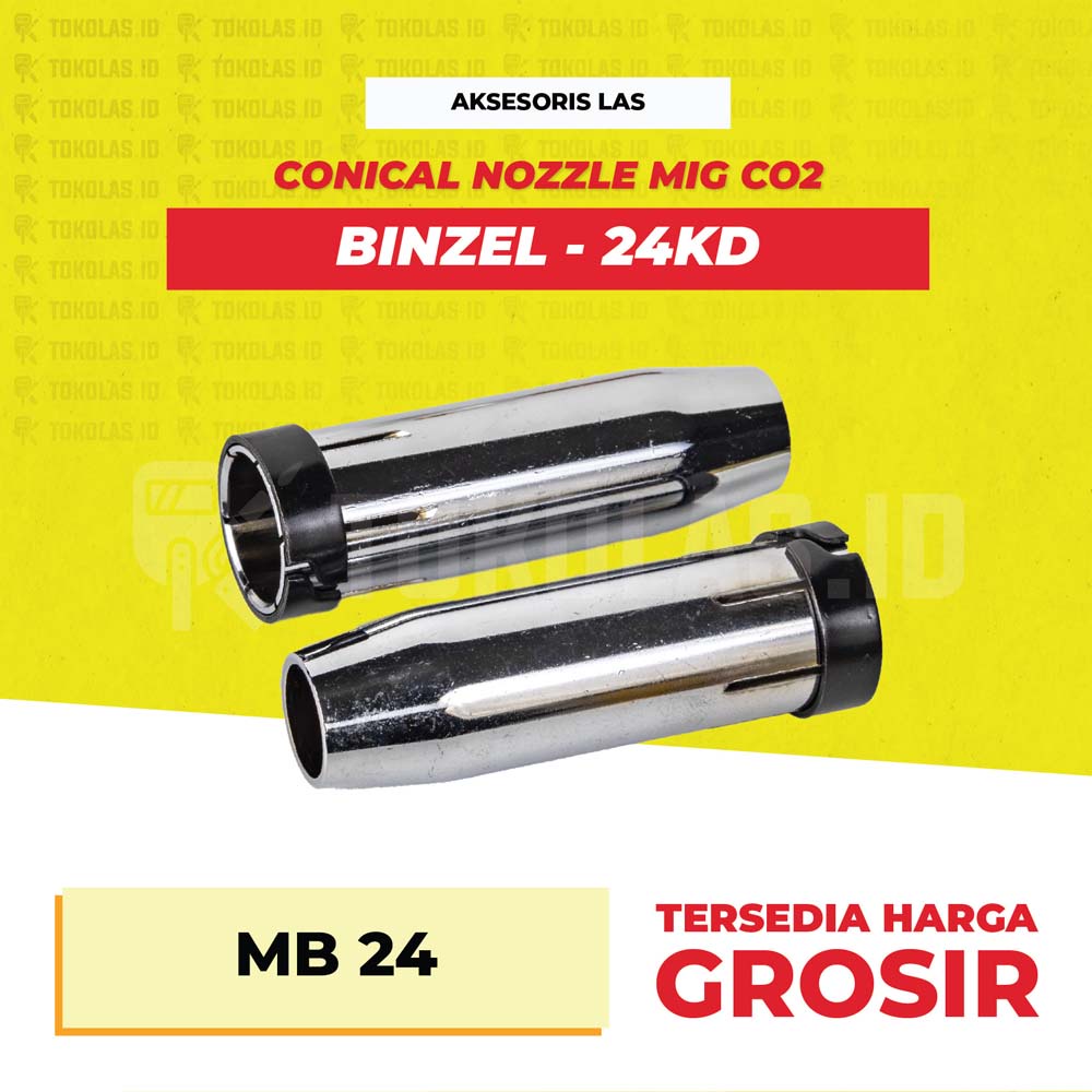 Jual 5 PCS Conical Nozzle MIG Torch CO CO2 MB24 MB 24KD 24 KD ...