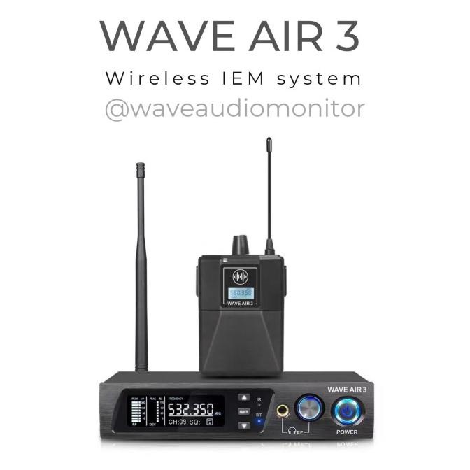 Jual WAVE AIR 3 wireless IEM system stage panggung wave audio monitor ...
