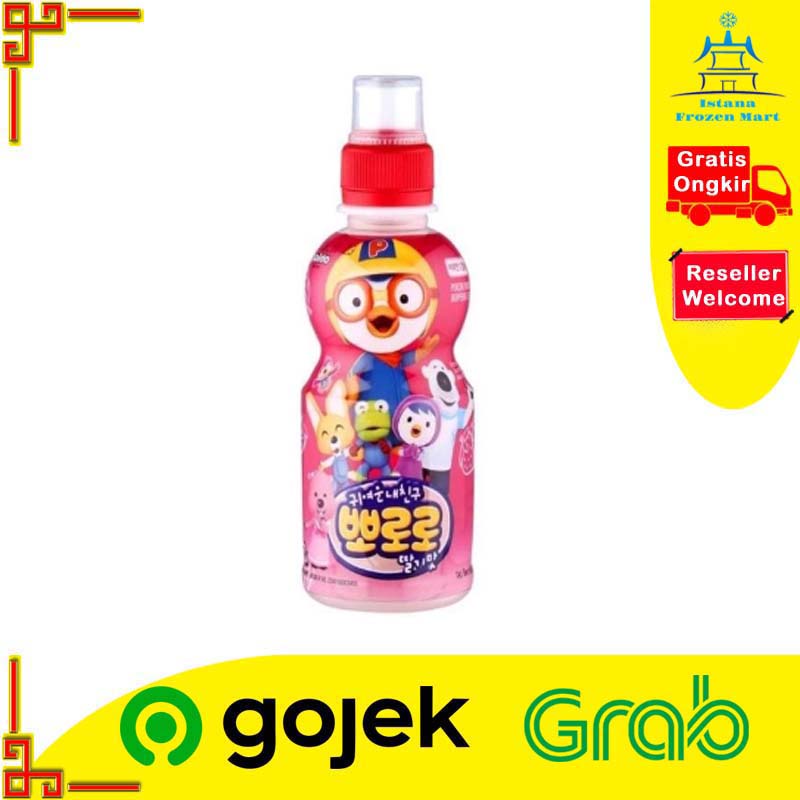 Jual Pororo Drink Strawberry 235 ML - PALDO | Shopee Indonesia