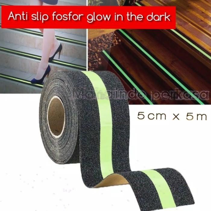 Jual Safety Walk Tape (Glow In The Dark) Anti Slip Fosfor Tape 5Cm X 5M ...