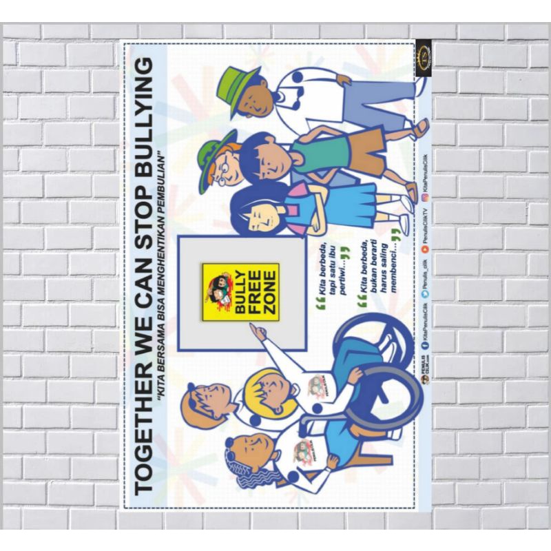 Jual Poster Kesehatan Together We Can Stop Bullying - Hentikan ...