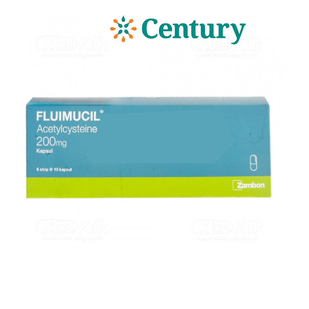 Jual FLUIMUCIL 200MG CAP 1 STRIP ISI 10 CAPS / N-ACETYLCYSTEINE/ BATUK ...