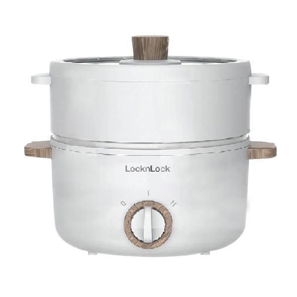 Jual LOCK N LOCK MULTICOOKER 1.5L EJP129 WHITE | Shopee Indonesia