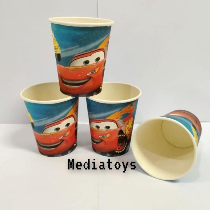 Jual gelas kertas ulang tahun party karakter Cars | Shopee Indonesia