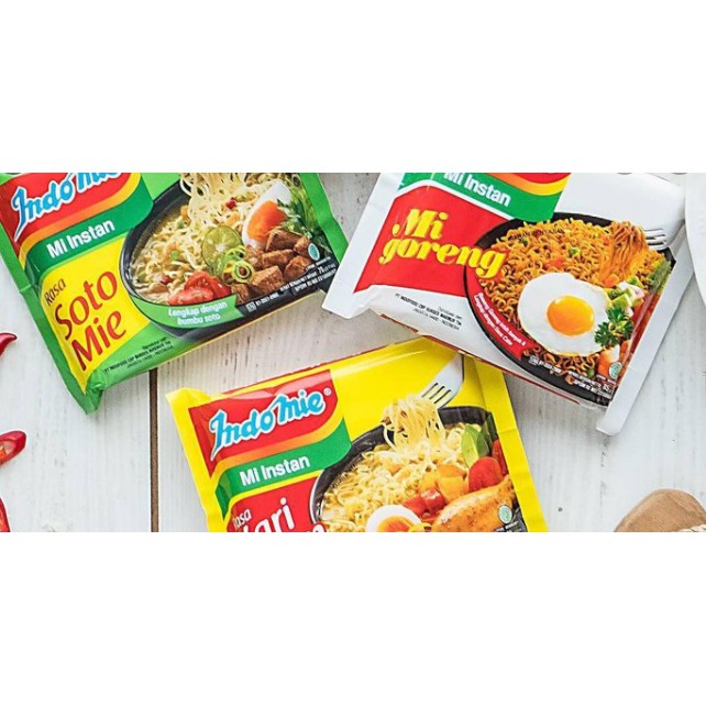Jual INDOMIE MIE INSTAN KUAH AYAM BAWANG GORENG RENDANG EMPAL GENTONG ...