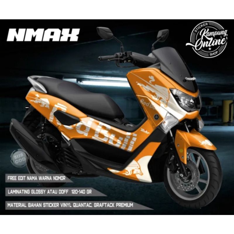 Jual sticker variasi decal full blok striping yamaha nmax old full body ...